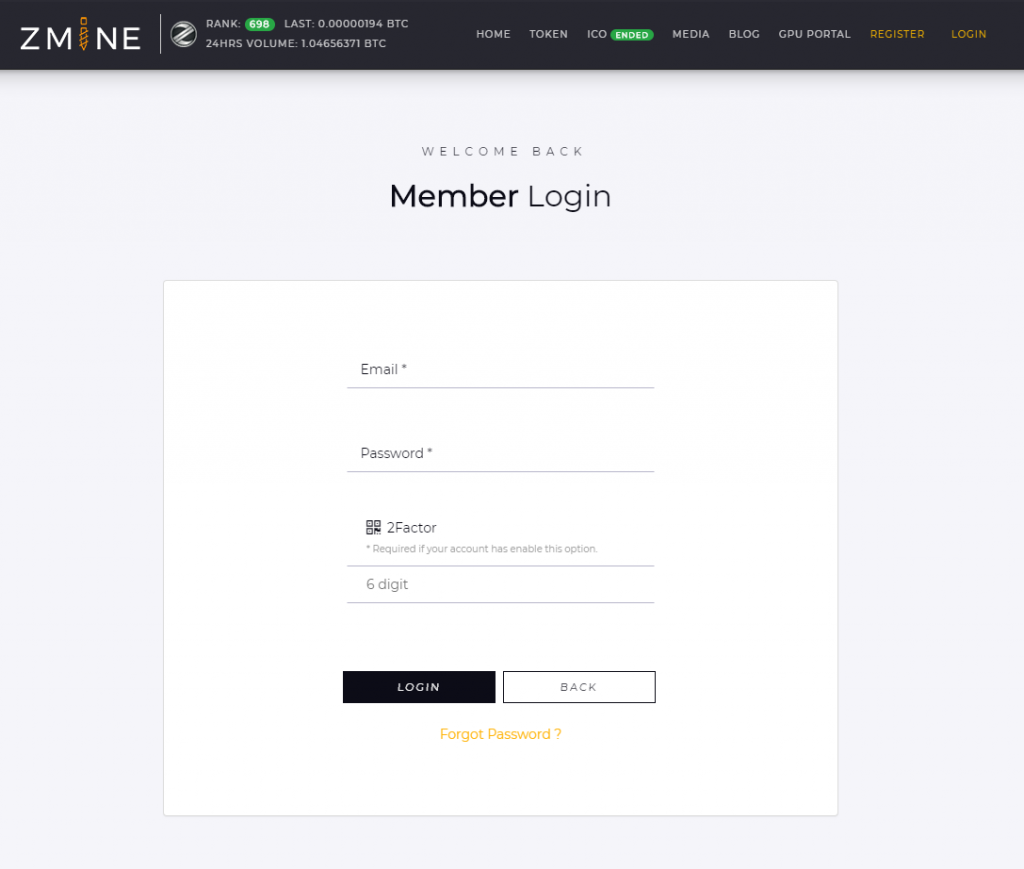 How to vote for ZMN second round on website zmine.com - ZMINE BLOG